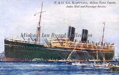 P and O Liners of the Past